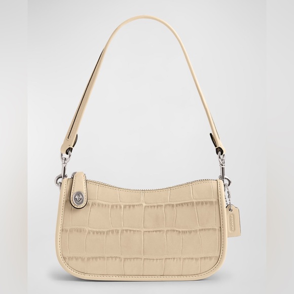Coach | Bags | Coachswinger 2 Crocodile Embossed Shoulder Bag New With ...